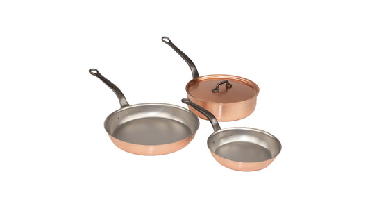 Frying Pan Set | Classic Line | Falk Copper Cookware